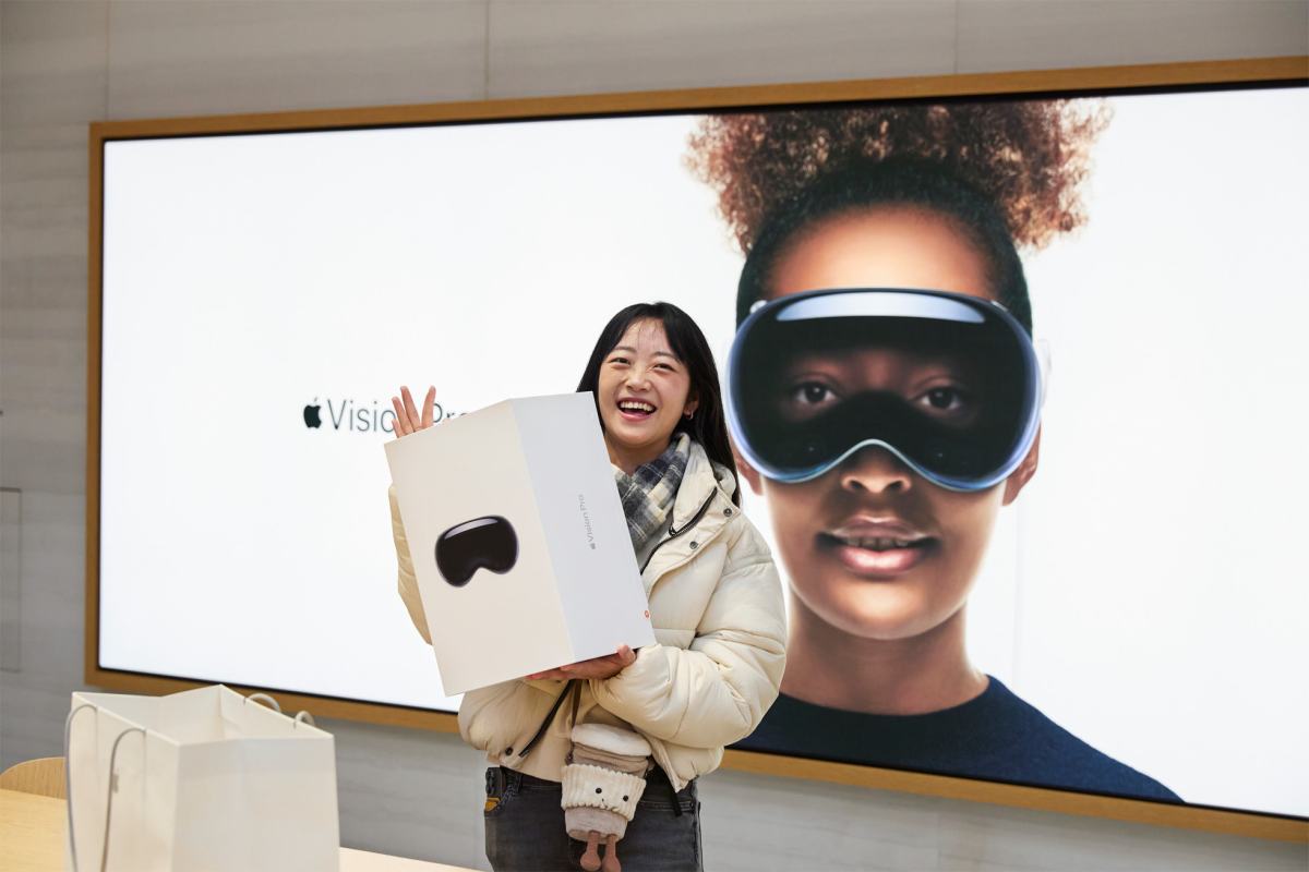 Apple Vision Pro 미국 애플 스토어 발매 사진 리포트 - KMUG 케이머그